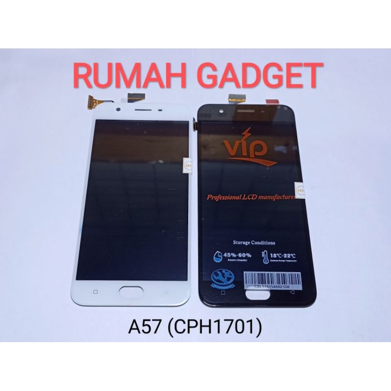 Jual LCD OPPO A57 CPH1701 FULLSET TOUCHSCREEN | Shopee Indonesia