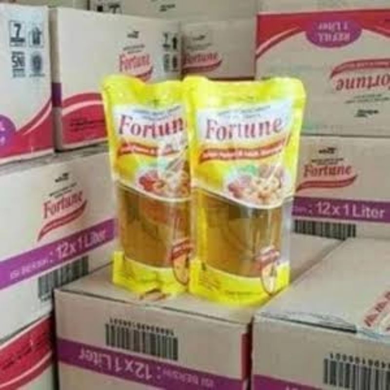 Jual minyak goreng fortune 1 liter 1 dus | Shopee Indonesia