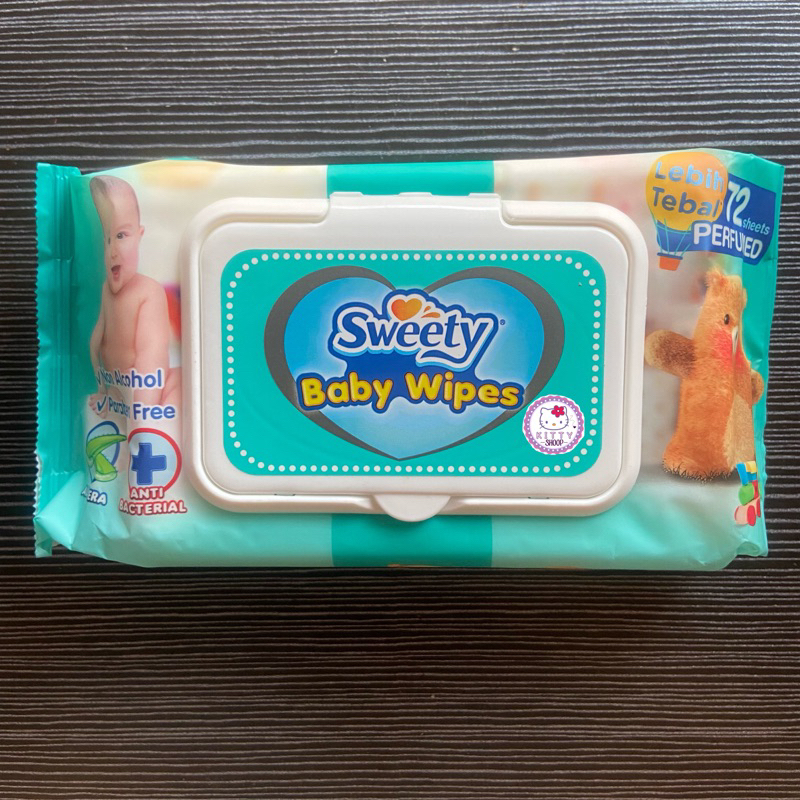 Jual Sweety Baby Wipes Perfumed 72 Sheets | Shopee Indonesia