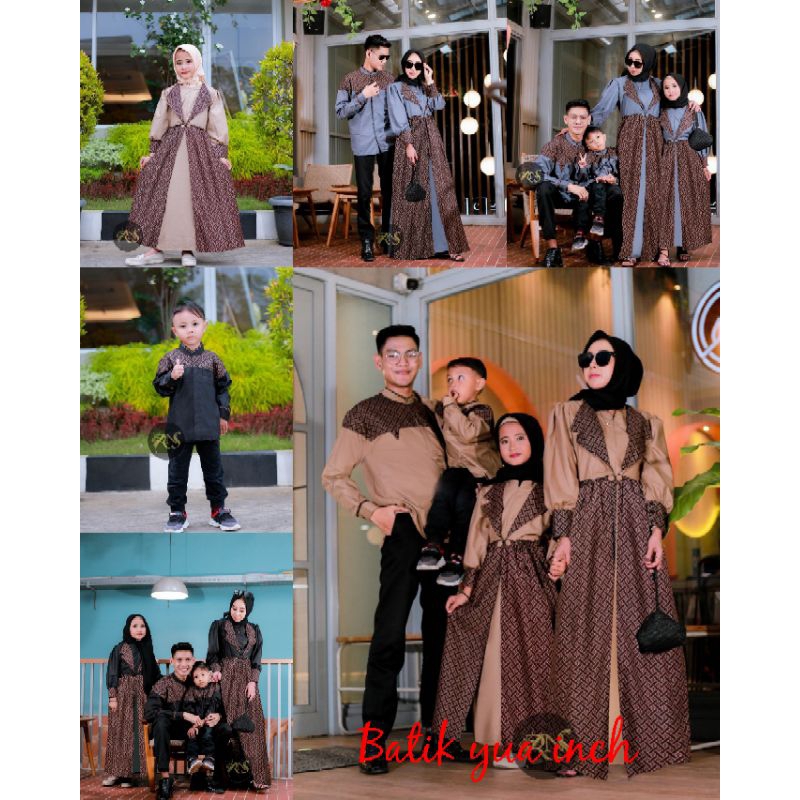 Jual SARIMBIT KELUARGA//COUPLE BATIK FAMILY RAYA SERIES//SET FAMILY EID ...