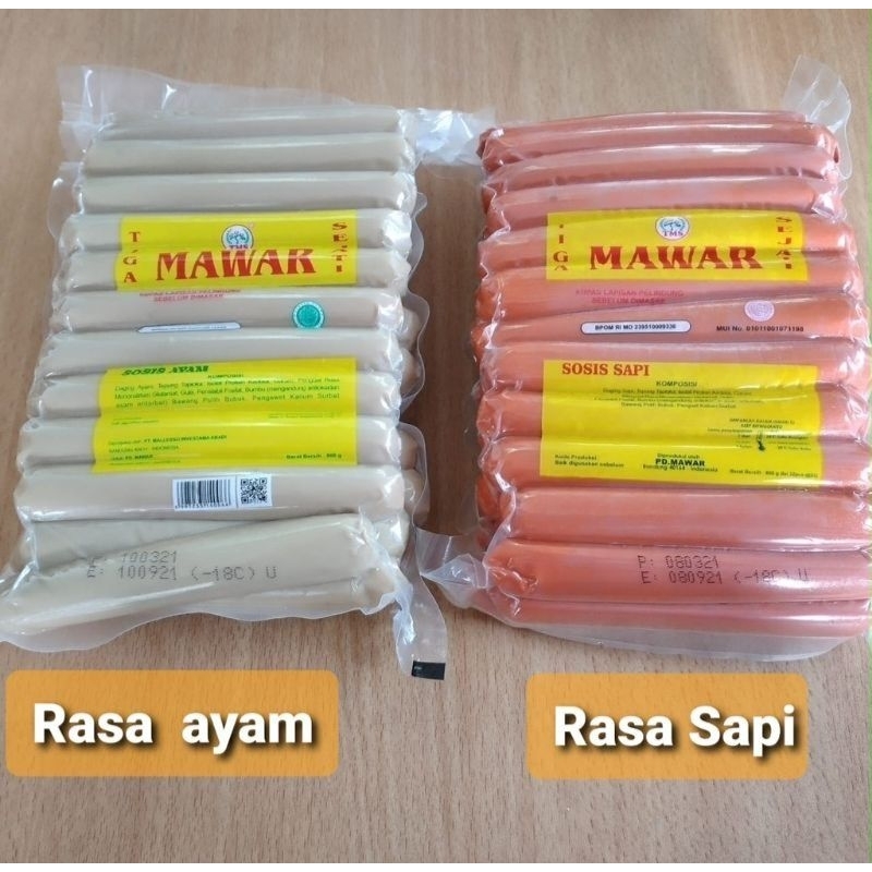 Jual Sosis Mawar Sapi & Ayam 800 Gr | Shopee Indonesia