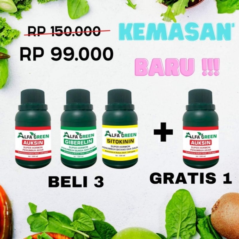 Jual Hormon Alfagreen / Super Hormon Tanaman / Super Hormon Alfagreen ...
