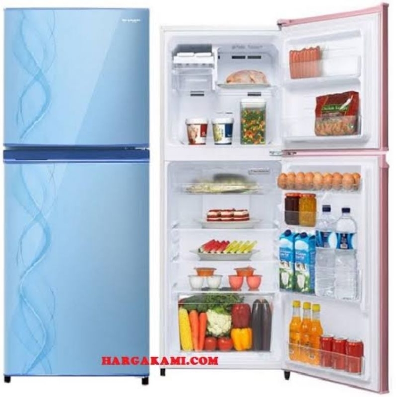 Jual KULKAS SHARP SJ 237 SJ237 ND SJ237ND 237ND 2 DUA PINTU DOUBLE DOOR ...