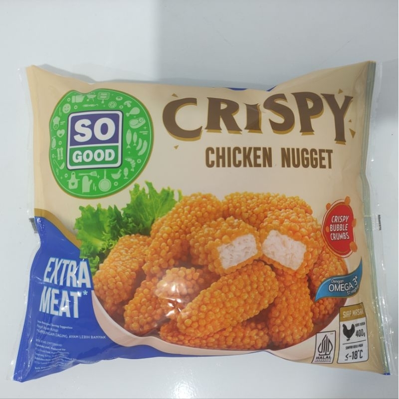 Jual SO GOOD Crispy Chicken Nugget 400gr Naget Ayam Krispi | Shopee ...