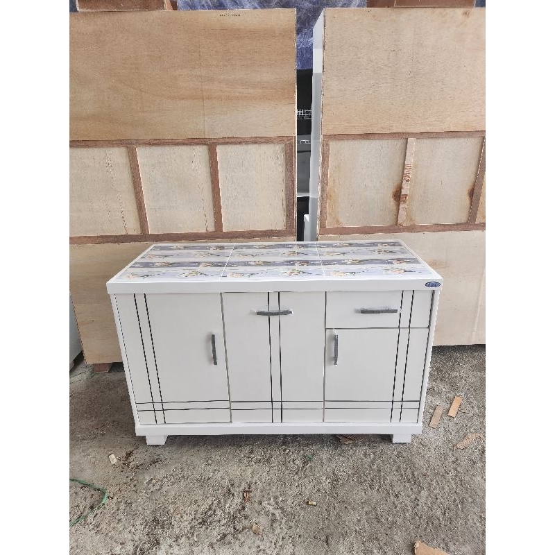 Jual Rak Kompor Kayu Multiplek Cat Duco 3 Pintu / Rak Kompor Piring ...