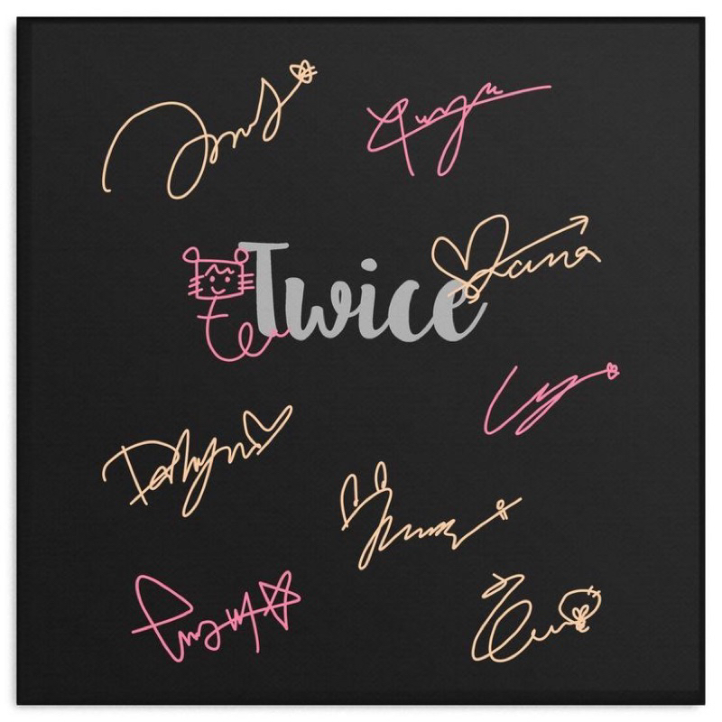 Jual TWICE signature tanda tangan sticker ttd (baca deskripsi) | Shopee ...