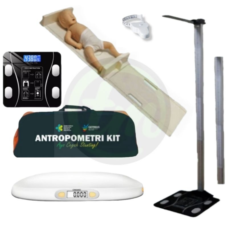 Jual ANTROPOMETRI KIT Stadiometer Infantometer Timbangan Badan Pengukur ...