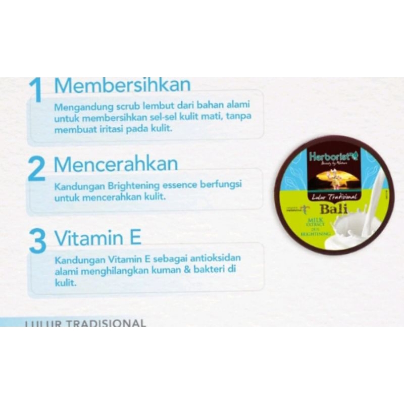 Jual Herboris lulur tradisional bali | Shopee Indonesia