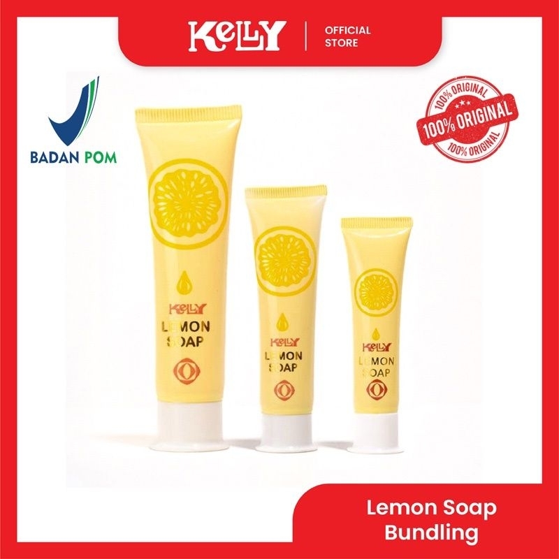 Jual Kelly Lemon Soap 75gr Sabun Pembersih Wajah Kelly Lemon Facial ...