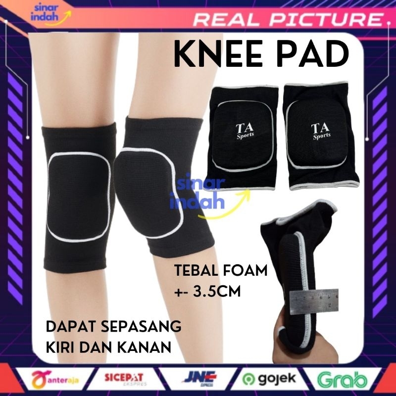 Jual Knee Pad Voli Pelindung Dengkul Deker Kaki Dengan Busa 3.5 cm ...