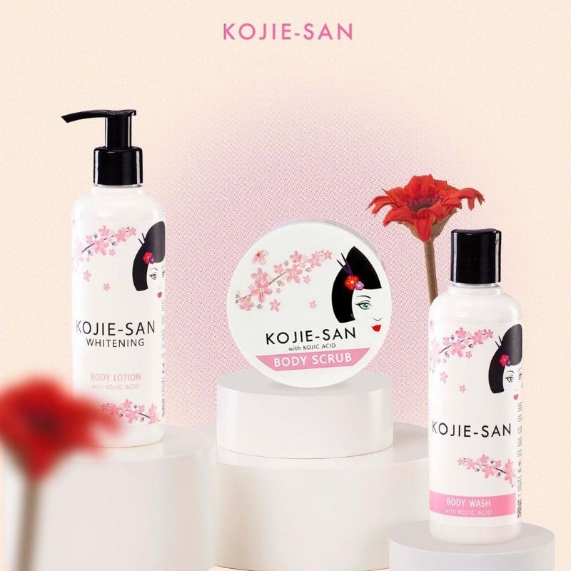 Jual Kojie San Kojic Acid Soap Serum Body Wash Body Scrub Body Lotion