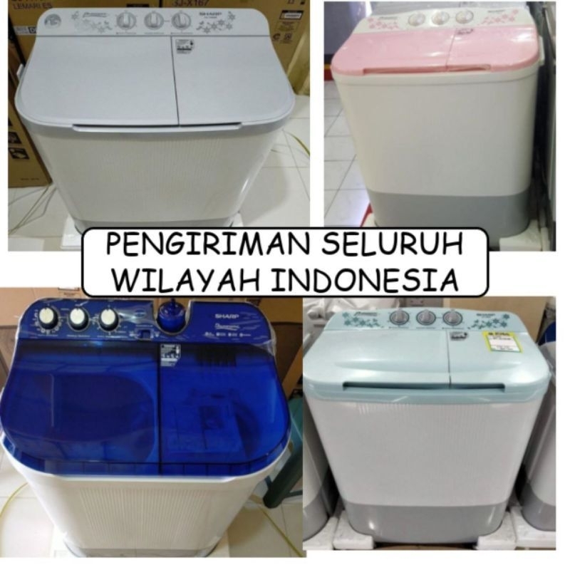 Jual KARGO - MESIN CUCI SHARP 2 TABUNG EST 75NT EST 80MW EST 70MW EST ...