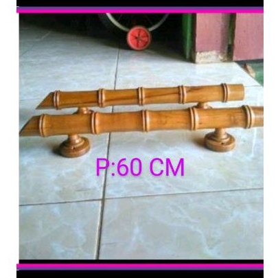 Jual Gagang pintu handel tarikan handle hendel pintu rumah model bambu ...