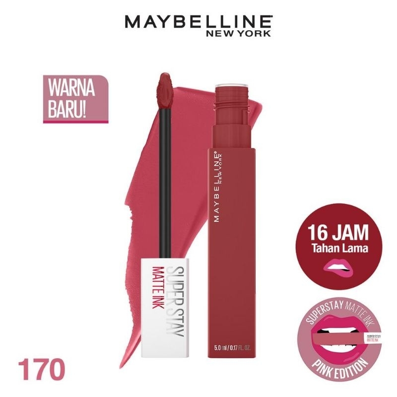 Jual Maybelline Super Stay Matte Ink 170 Initiator Original | Shopee ...