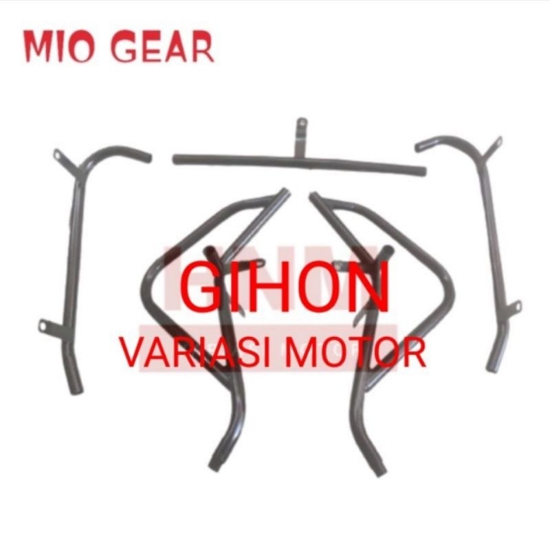 Jual TUBULAR FRAME PELINDUNG BODY GUARD SET MIO GEAR dan DUDUKAN LAMPU ...