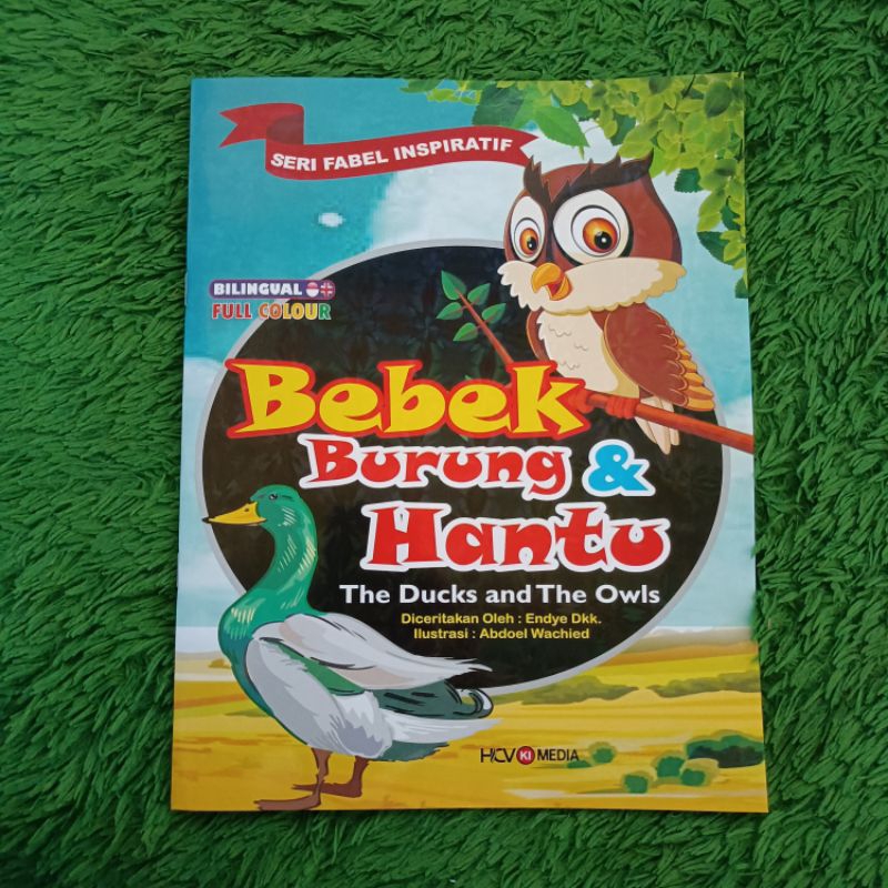 Jual BUKU FABEL CERITA ANAK DAN DONGENG BINATANG BILINGUAL UKURAN BESAR ...