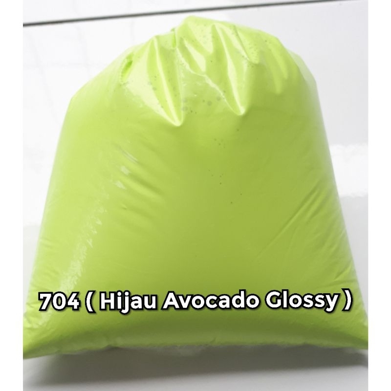 Jual CAT TEMBOK KILOAN GLOSSY 1kg WARNA HIJAU AVOCADO | Shopee Indonesia