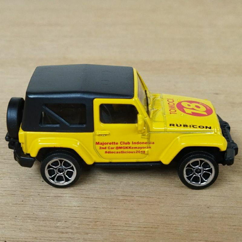 Jual Majorette Club Indonesia Jeep Wrangler Rubicon Diecast | Shopee ...
