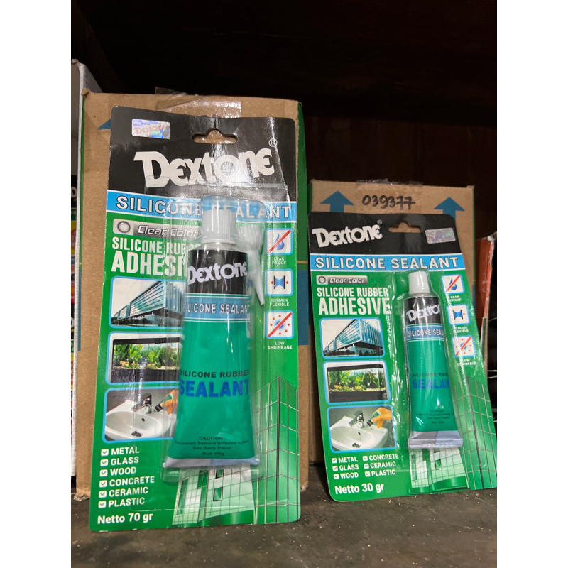 Jual lem dextone silicone sealant kaca clear | Shopee Indonesia