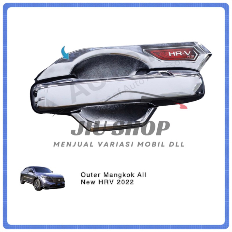 Jual All New HRV 2022 Outer Mangkok Cover Activo Chrome Mangkok Pintu Krom | Shopee Indonesia