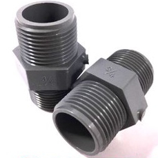 Jual Dobel Nepel Plastik Double Nipple Napel PVC 1/2" 3/4" 1" | Shopee ...