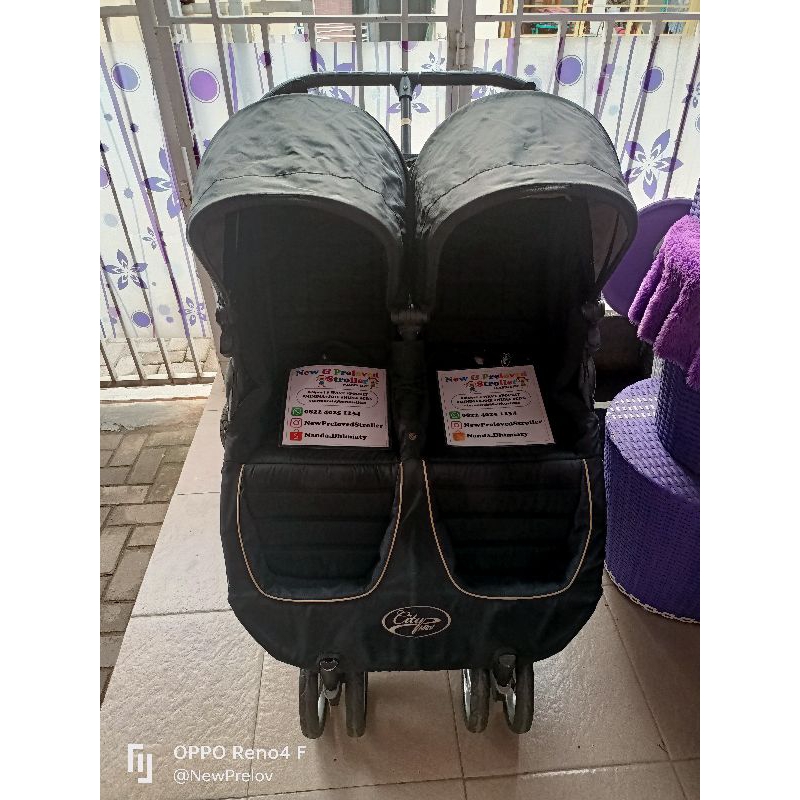 Jual stroller baby jogger city mini double twin stroller kembar seperti ...