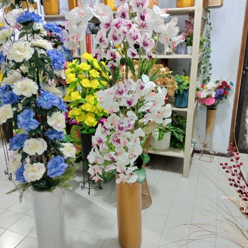 Jual BUNGA ANGGREK LATEX CUSTOM ARTIFICIAL DEKORASI SUDUT POJOK ...