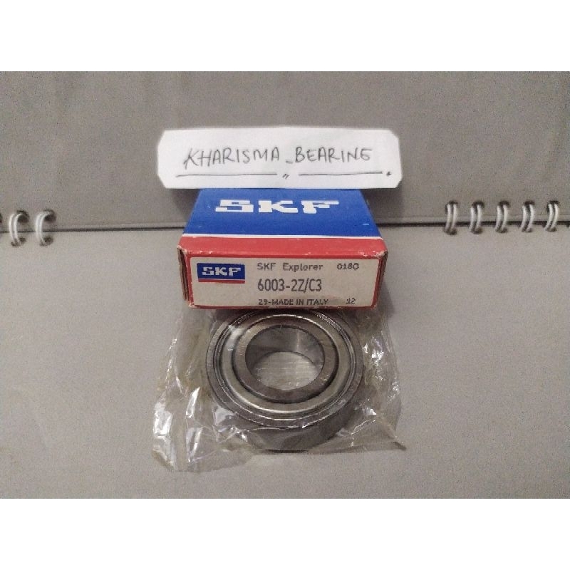 Jual Ball Bearing 6003 ZZ C3 SKF Italy Original | Shopee Indonesia