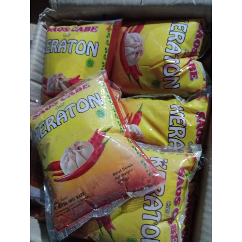 Jual Saos Keraton/Saos Cabe Cap Keraton 650 gr | Shopee Indonesia