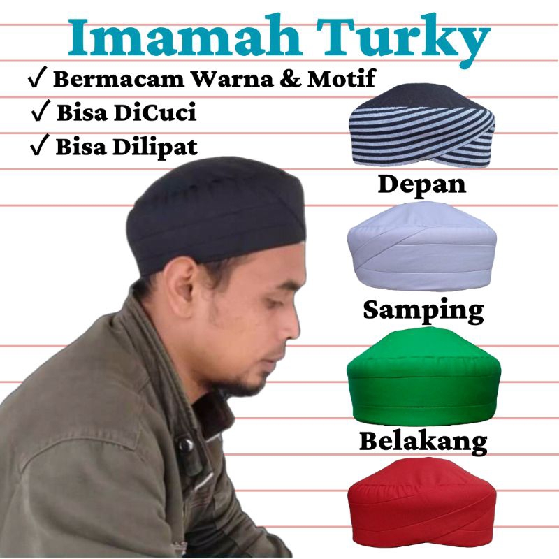 Jual PECI KOPIAH IMAMAH TURKI | Shopee Indonesia