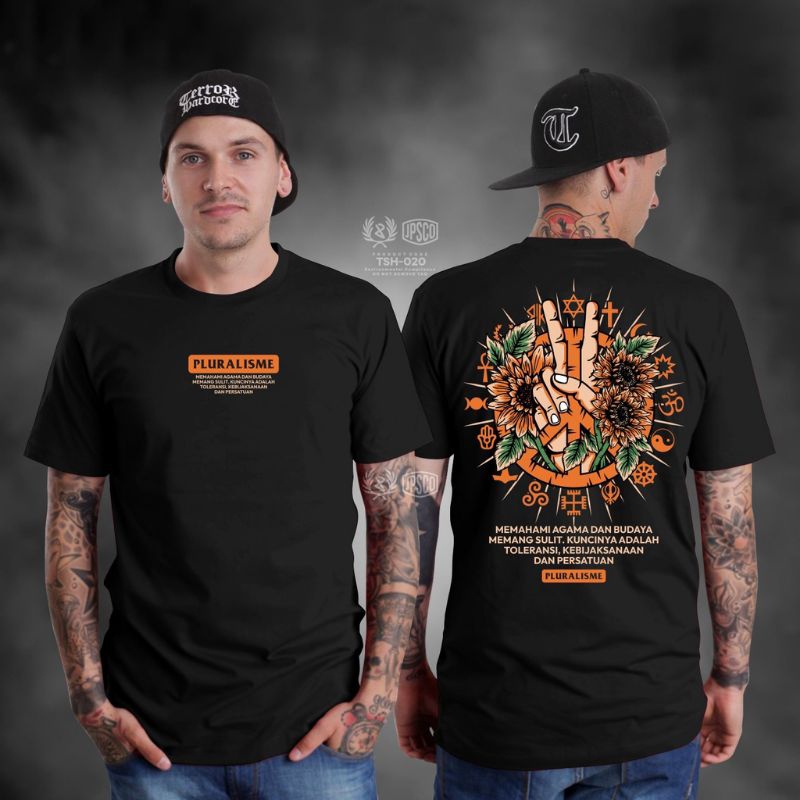 Jual Kaos Pluralisme Terbaru Pakai Pria Baju Kaos Cowok Satanic Distro ...