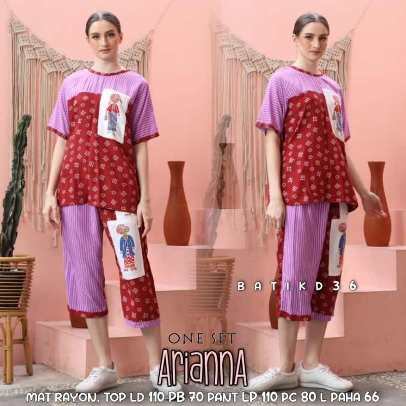 Jual One Set Wanita Kekinian Korea Oneset Batik Wanita Modern Setelan ...
