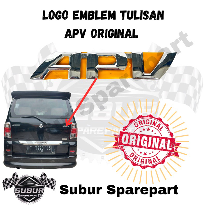 Jual Logo Emblem Tulisan APV Chrome | Shopee Indonesia