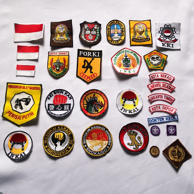 Jual [COD] BORDIR KOMPUTER PRAMUKA OSIS BENDERA SILAT KARATE DOKTER ...