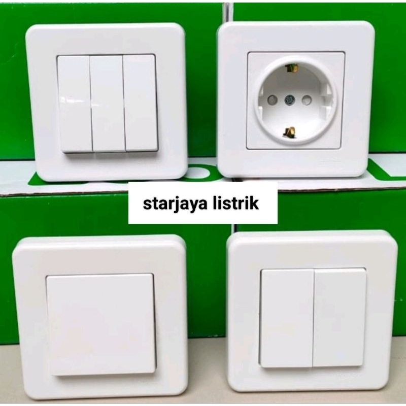 Jual SCHNEIDER ELECTRICAL LEONA SAKLAR, STOP KONTAK DAN STOP KONTAK TV ...
