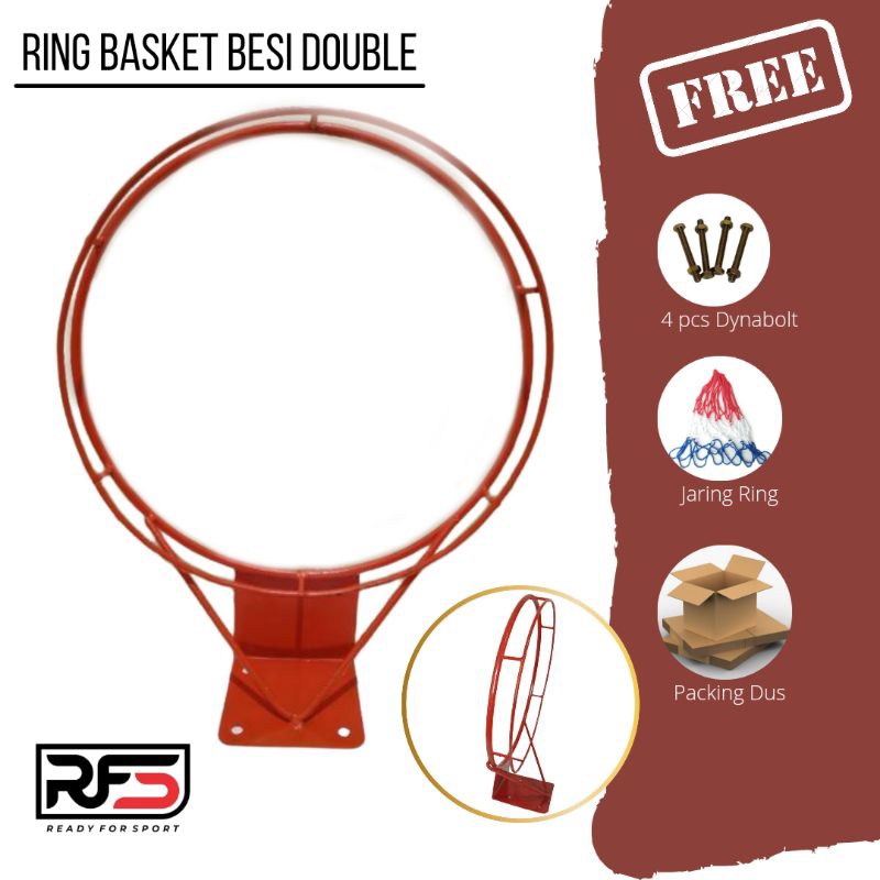 Jual Ring Basket Double Bahan Besi FREE Baud dan Jaring / Ring Basket ...