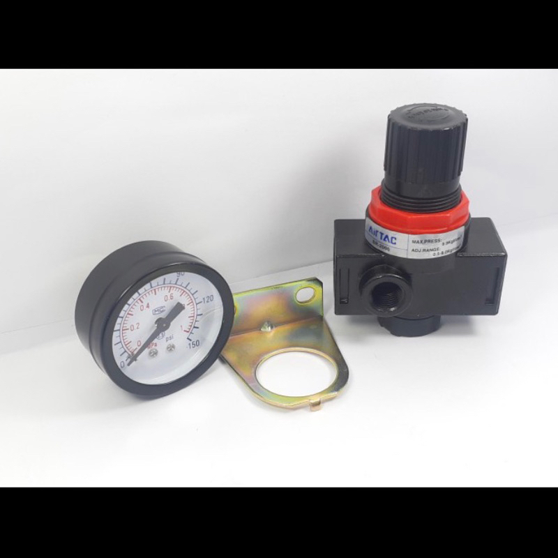 Jual Katup Regulator Kompresor Kontrol Tekanan Udara Model BR4000 G1/2 ...