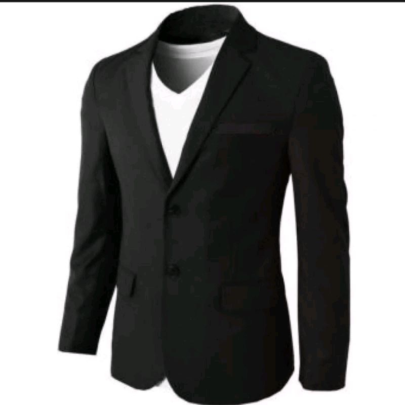 Jual Jas Pria Polos kancing 2 Slimpit / Blazer Resmi dinas / vest ...