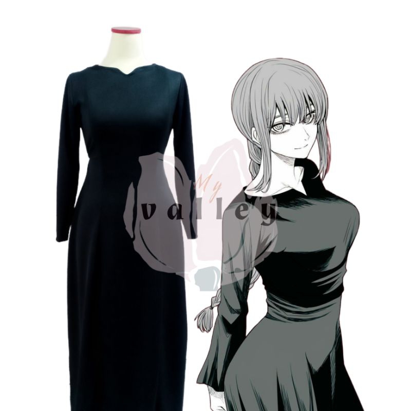 Jual makima dress cosplay | Shopee Indonesia