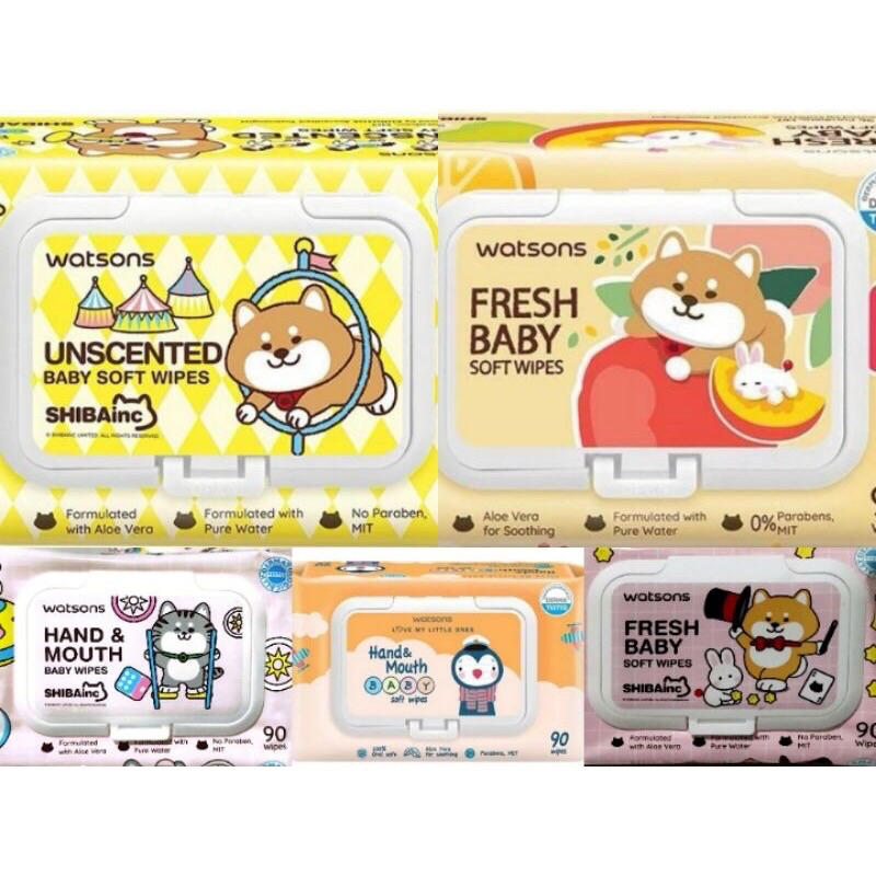 Jual Watsons Fresh Baby Soft Wipes (Tisu Basah Bayi) | Shopee Indonesia