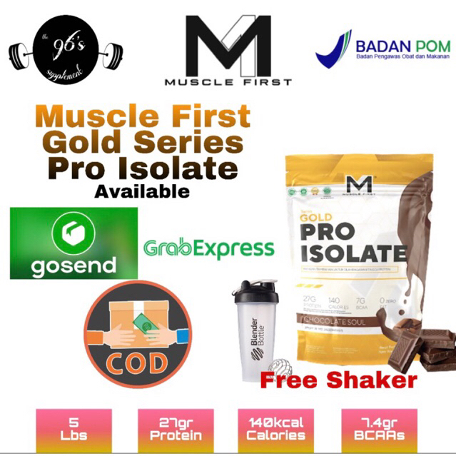 Jual Muscle First Gold Pro Isolate 5lbs BPOM / M1 Gold Series Pro ...