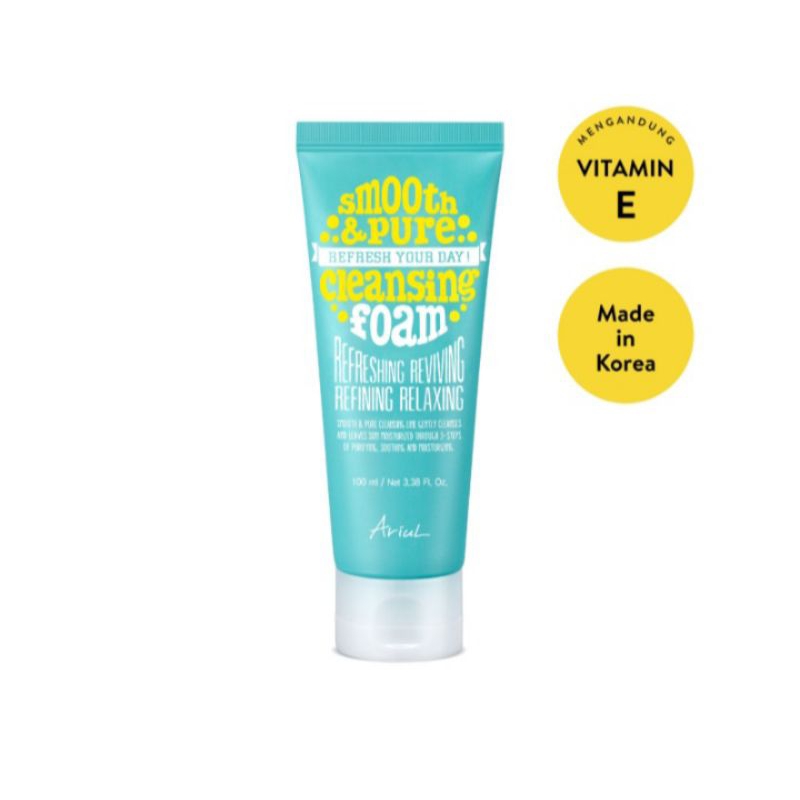 Jual Ariul - Smooth and Pure Cleansing Foam 100ml & 50ml | Shopee Indonesia