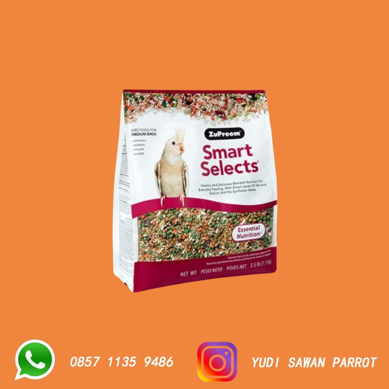 Jual Smart Selects Makanan Pakan Burung Parkit Falk Conure Monk ...
