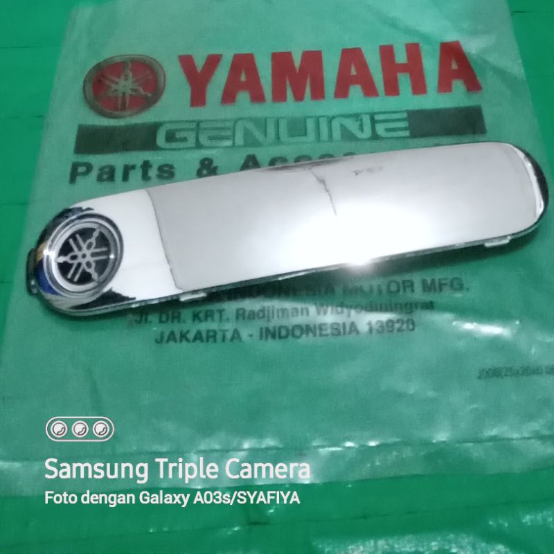 Jual cap dasi yamaha fazzio original chrome | Shopee Indonesia