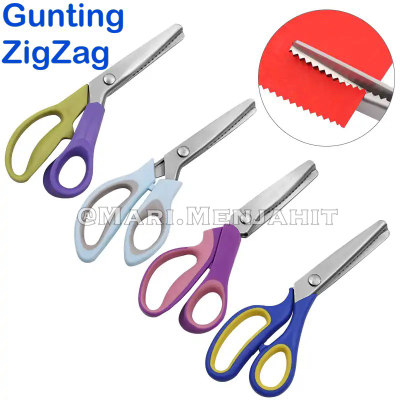 Jual Gunting Gerigi Kertas Bahan Kain LDH Zig-Zag Gunting Kreasi ...