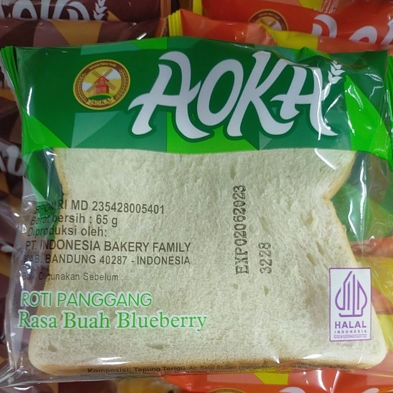 Jual AOKA ROTI PANGGANG ALL VARIANT RASA 65 GR | Shopee Indonesia