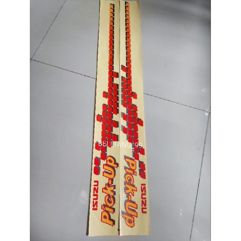 Jual Sticker stiker isuzu panther pick up/ stiker panther pick up ...