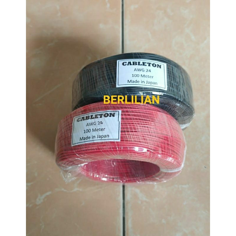 Jual Kabel Awg24 1rol Panjang 100meter Serabut Tembaga Putih | Shopee Indonesia