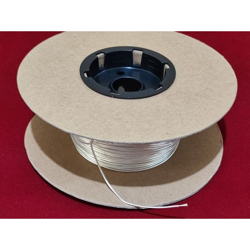 Jual Kabel teflon silver transparan 1.12mm | Shopee Indonesia