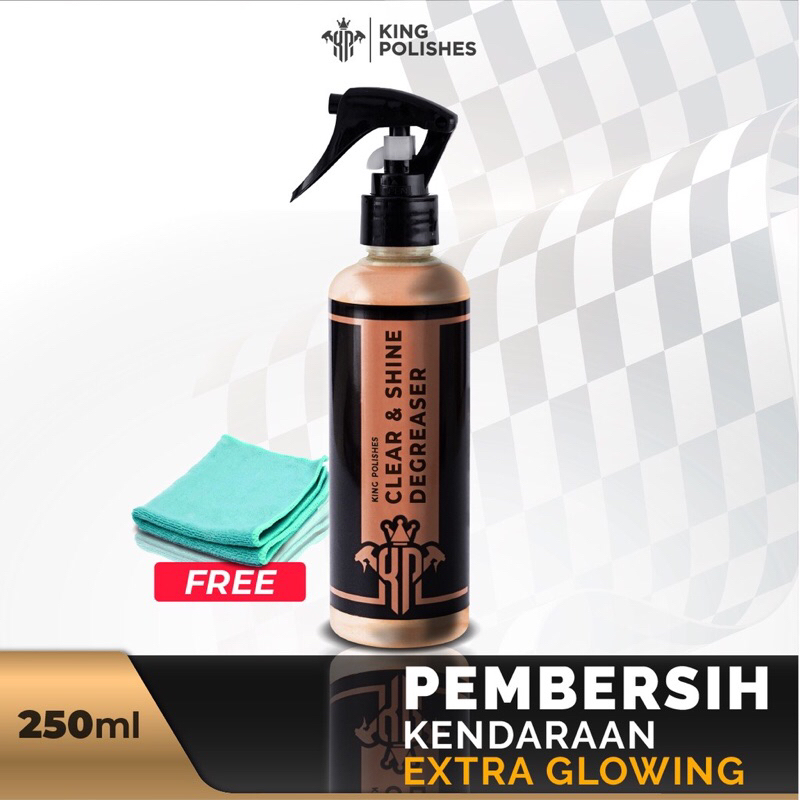 Jual KING POLISHES Pengkilap Mesin CLEAR AND SHINE DEGREASER Enginge Dressing Pembersih Kolong ...